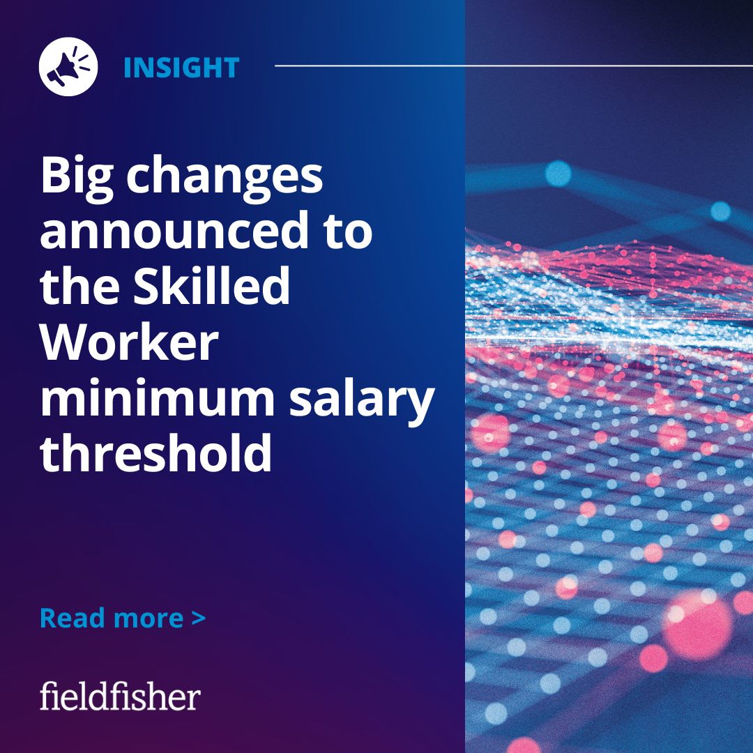 Big changes announced to the Skilled Worker minimum salary threshold