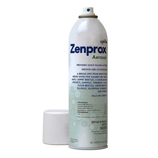 Zenprox Aerosol, Kill bedbugs Zenprox Aerosol