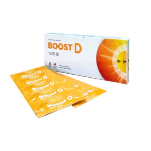Boost D 1000 IU 10 Tablet - Manfaat, Kandungan, Dosis, dan Efek Samping