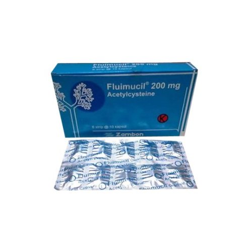 Fluimucil 200 mg 10 Kapsul - Manfaat, Kandungan, Dosis, dan Efek Samping