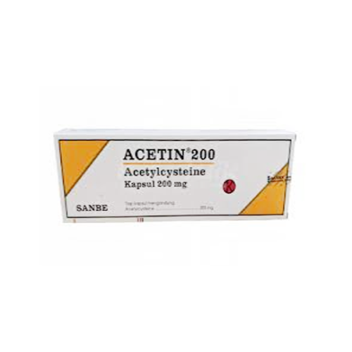Acetin 200 mg 10 Kapsul - Manfaat, Kandungan, Dosis, dan Efek Samping
