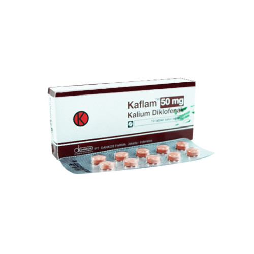 Kaflam 50 mg 10 Tablet - Manfaat, Kandungan, Dosis, dan Efek Samping