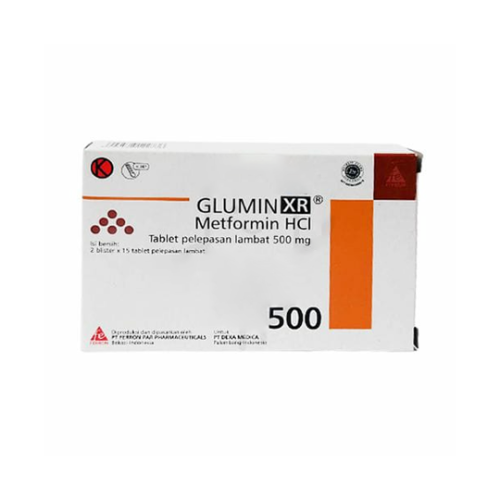 Glumin XR 500 Mg 15 Tablet - Alodokter Shop