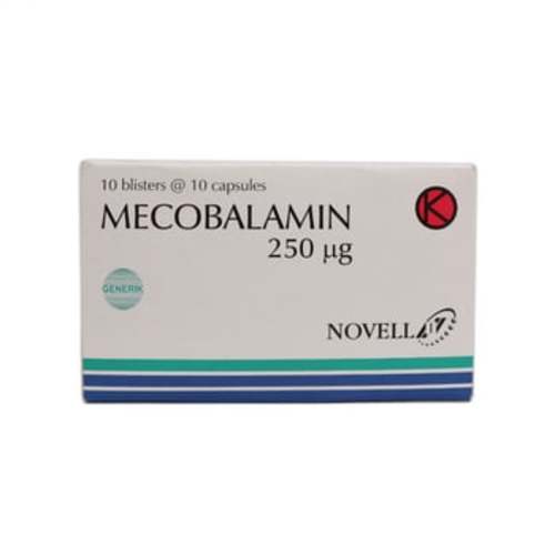 Mecobalamin 250 mcg 10 Kapsul Novell - Manfaat, Kandungan, Dosis, dan ...