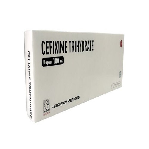 Cefixime 100 mg 10 Kapsul Novell - Manfaat, Kandungan, Dosis, dan Efek Samping