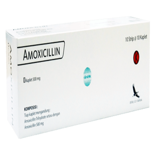 Amoxicillin 500 Mg 10 Tablet Errita - Alodokter Shop
