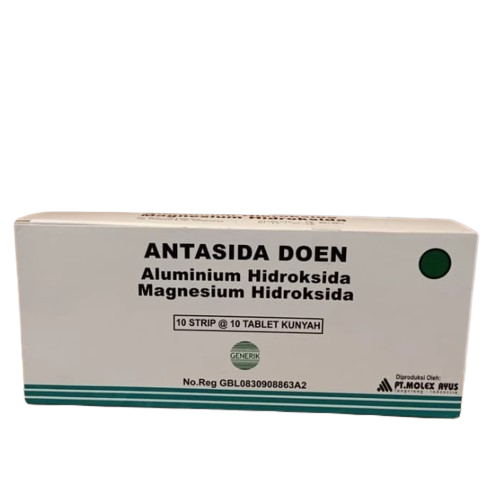 Antasida Doen 10 Tablet Molex - Manfaat, Kandungan, Dosis, dan Efek Samping