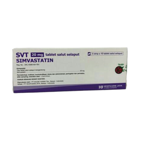 SVT 20 mg 10 Tablet - Manfaat, Kandungan, Dosis, dan Efek Samping