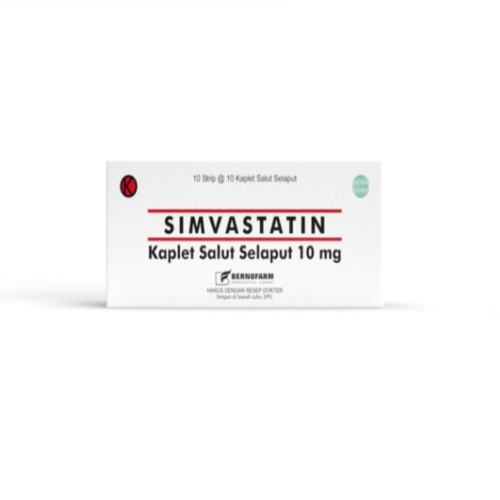 Simvastatin 10 mg 10 Tablet Bernofarm - Manfaat, Kandungan, Dosis, dan ...
