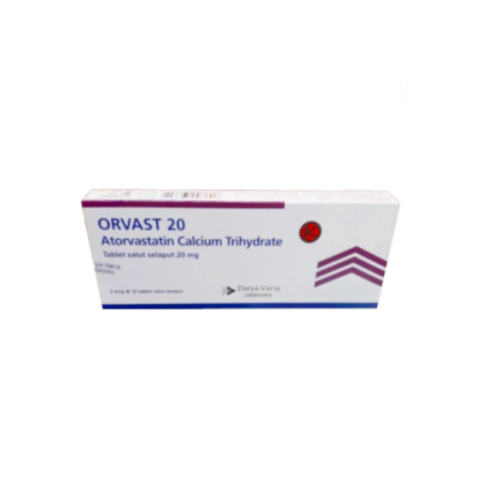Orvast 20 Mg 10 Tablet - Alodokter Shop