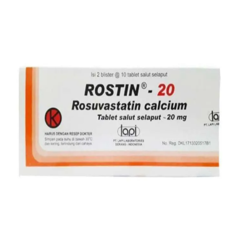 Rostin 20 Mg 10 Tablet - Manfaat, Kandungan, Dosis, dan Efek Samping
