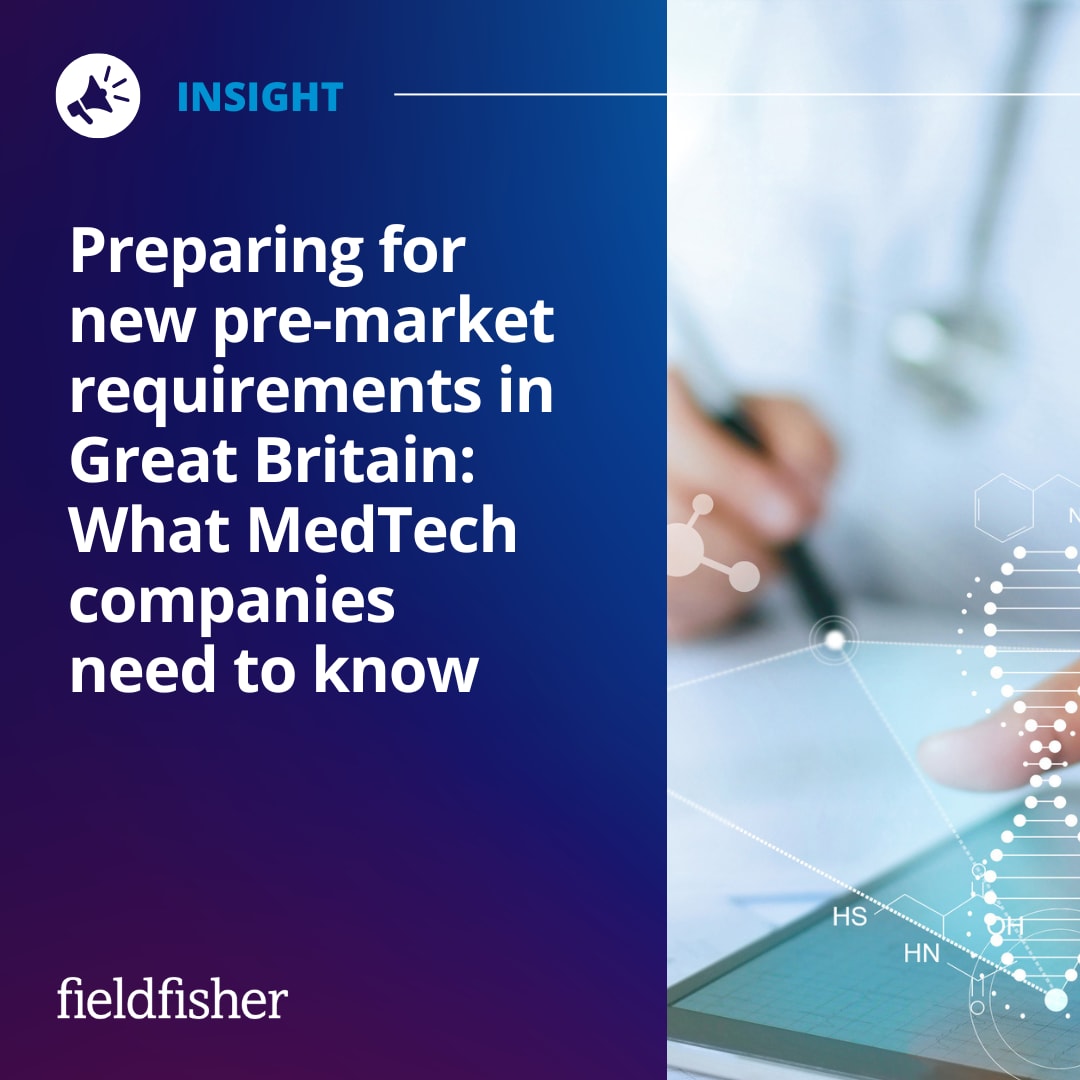 Preparing for new pre-market requirements in Great Britain: what ...