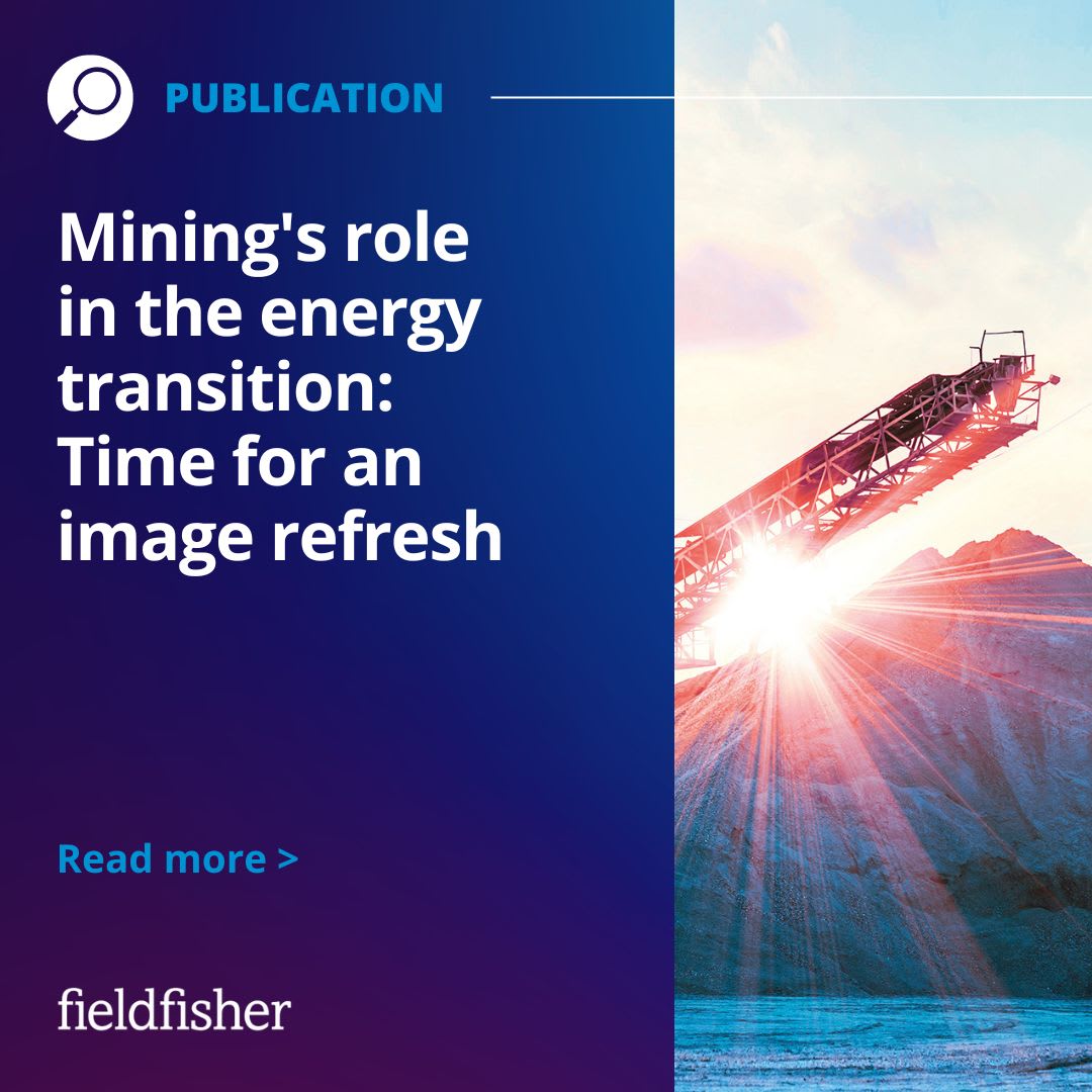 Mining's role in the energy transition: Time for an image refresh