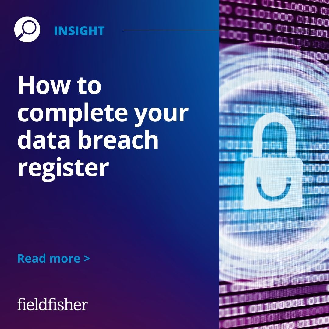 How to complete your data breach register