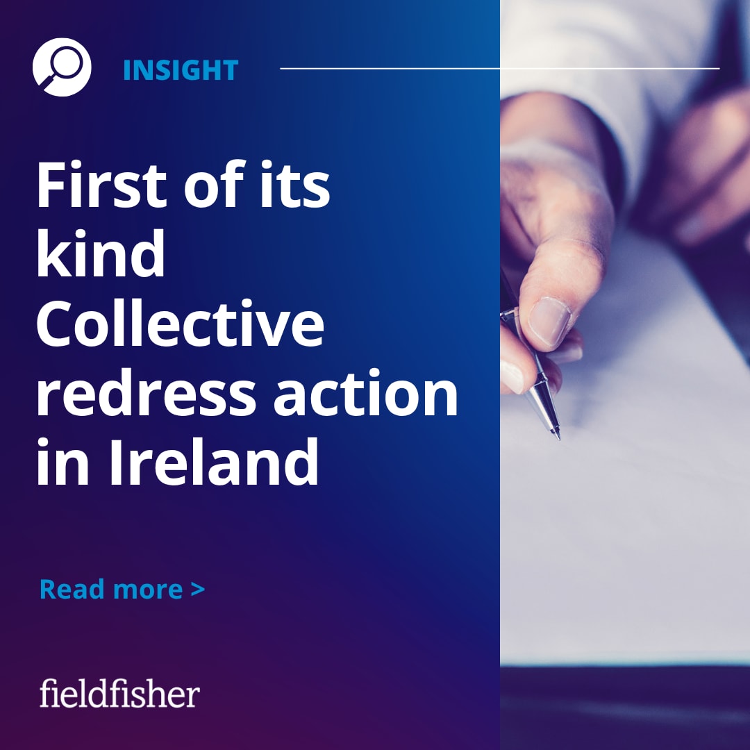 First of its kind Collective redress action in Ireland