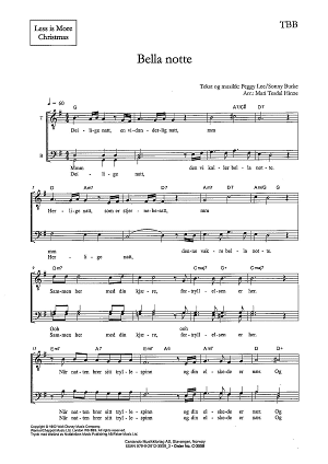 Bella notte - TBB | Notebutikken