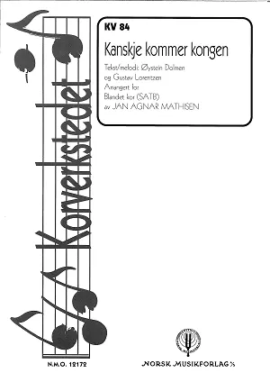 Kanskje kommer kongen - SATB | Notebutikken