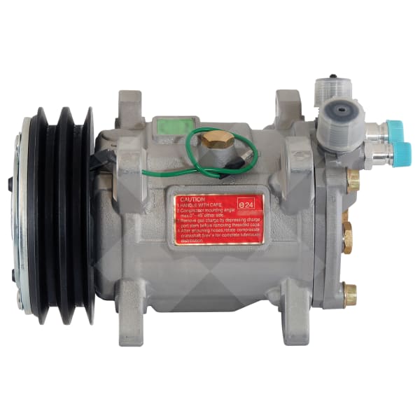 COMPRESSOR, UNICLA, UP150 4445, 24V, 2A, 132MM, VERT O-RING, R134A