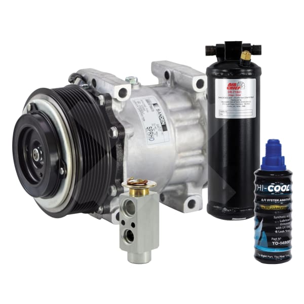 COMPRESSOR KIT, MACK TRUCKS, COMPRESSOR SANDEN, SD7H15, DRIER 230X80 ...