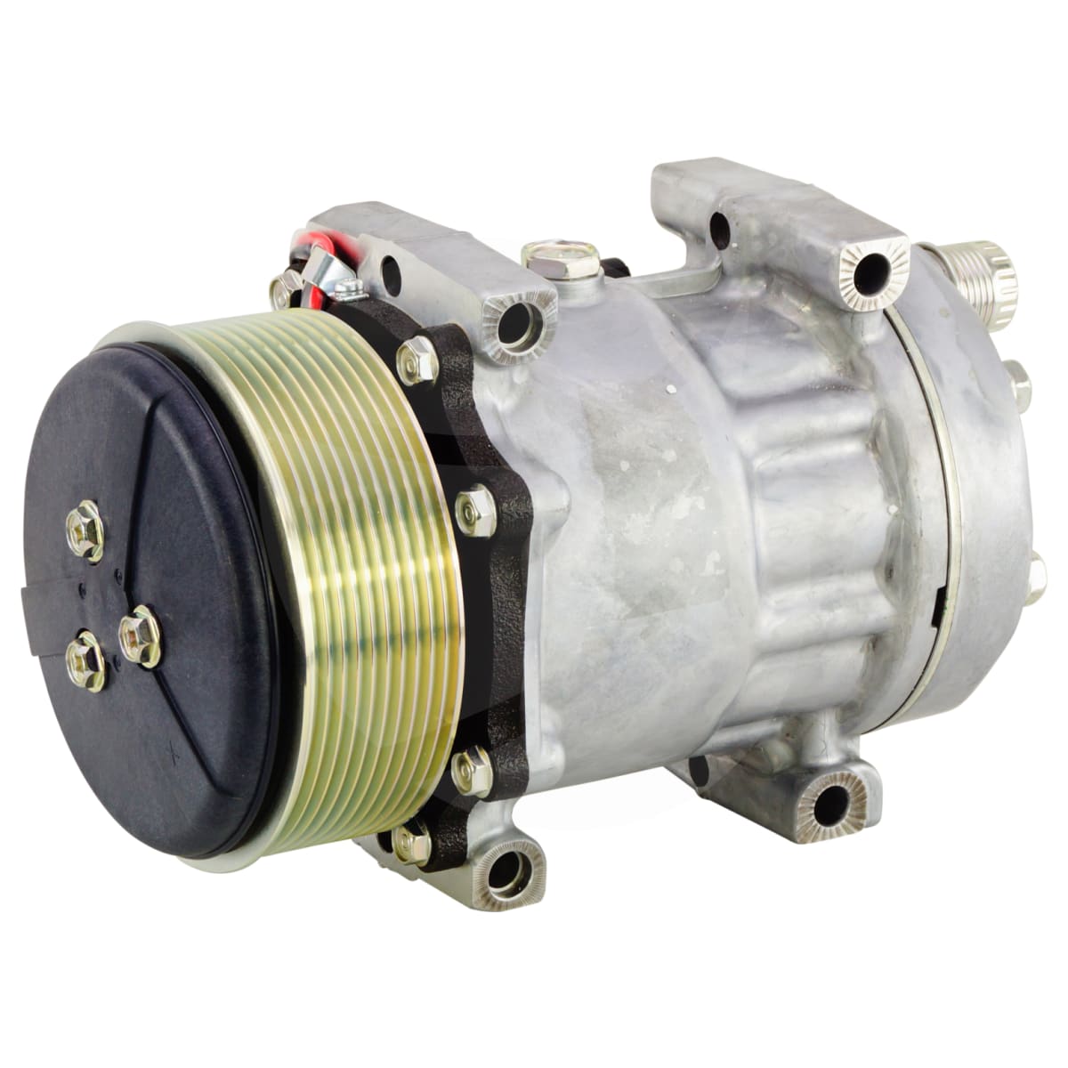 COMPRESSOR, CASE, IH PUMA 210 TRACTOR, SANDEN, SD7H15, 12V, 10PV, 123MM ...