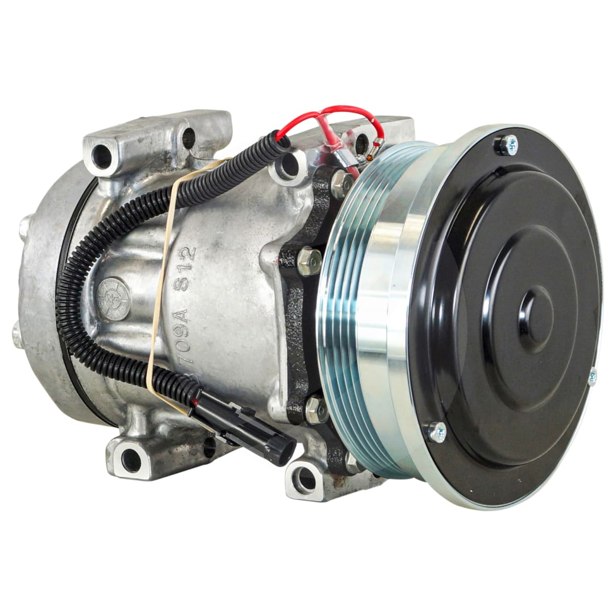 COMPRESSOR, NEW HOLLAND, T7.315, SANDEN, SD7H15, 12V, 4PV, DIRECT MOUNT