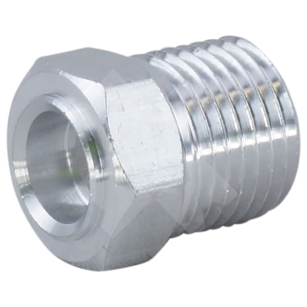 NUT, MCO, M16, ALUMINIUM, WELD-ON TYPE, CAPTIVE O-RING, SUITS 8MM PIPE