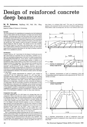 Design of Reinforced Concrete Deep Beams - The Institution of ...