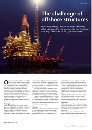 Offshore structures challenge - The Institution of Structural Engineers