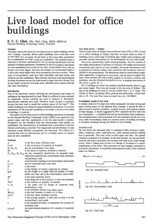 Live Load Model for Office Buildings - The Institution of Structural ...