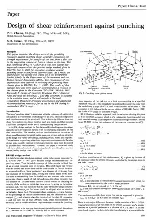 Design of Shear Reinforcement Against Punching - The Institution of ...