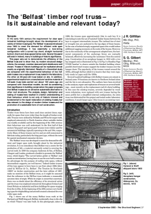 The 'Belfast' timber roof truss - Is it sustainable and relevant today ...