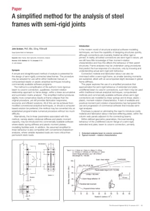 A simplified method for the analysis of steel frames with semi-rigid ...