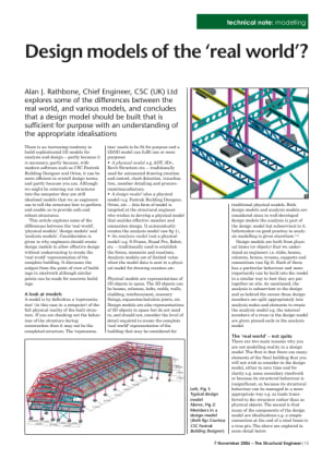 Design models of the real world - The Institution of Structural Engineers