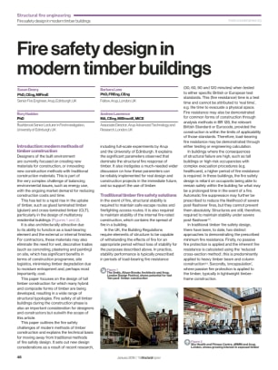 Fire safety design in modern timber buildings - The Institution of ...