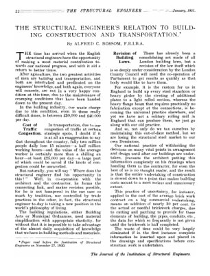The Structural Engineer's Relation to Building Construction and ...