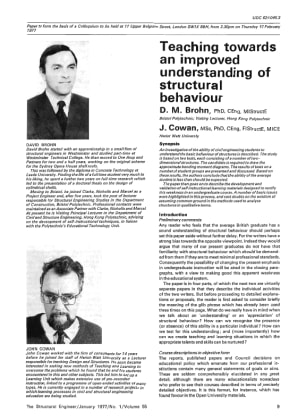 Teaching Towards an Improved Understanding of Structural Behaviour ...