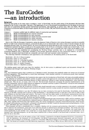 The Eurocodes - an Introduction - The Institution of Structural Engineers