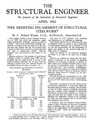 Fire Resisitng Encasement of Structural Steelwork - The Institution of ...