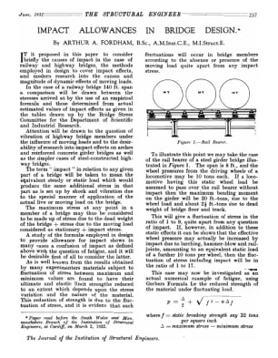 Impact Allowances in Bridge Design - The Institution of Structural ...