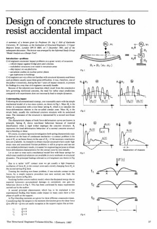 Design of Concrete Structures to Resist Accidental Impact - The ...