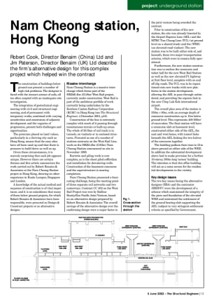 Nam Cheong station, Hong Kong - The Institution of Structural Engineers
