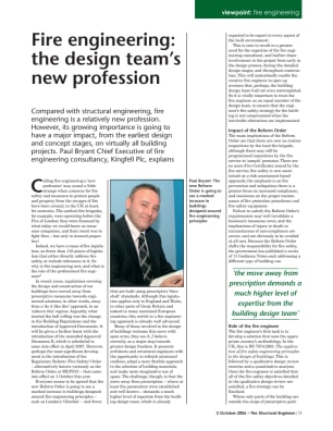 Fire engineering: the design team’s new profession - The Institution of ...