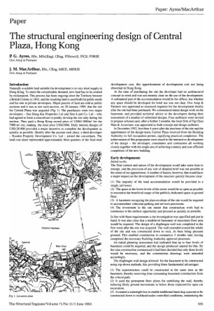 The Structural Engineering Design of Central Plaza, Hong Kong - The ...