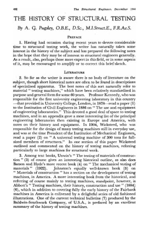 The History of Structural Testing - The Institution of Structural Engineers