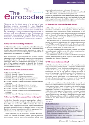 Eurocodes: Why? What? When? - The Institution of Structural Engineers