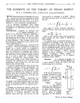 The Elements of the Theory of Strain Energy - The Institution of ...