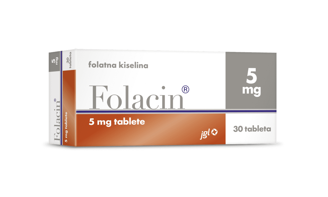 Folacin 5 mg tablete - JGL