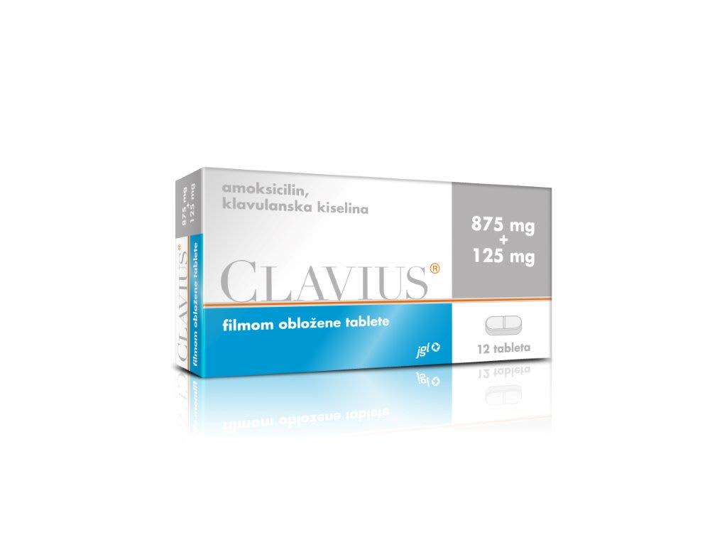 Clavius 875 mg/125 mg film - coated tablets - JGL