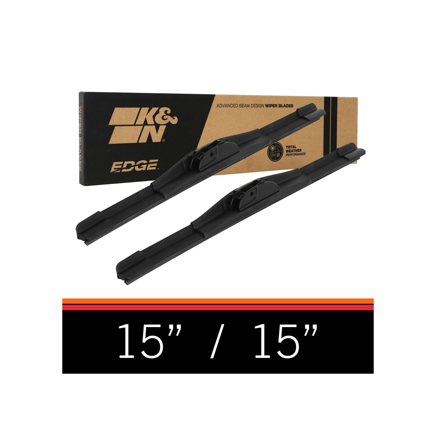 Edge Wiper Blades 15"/15"