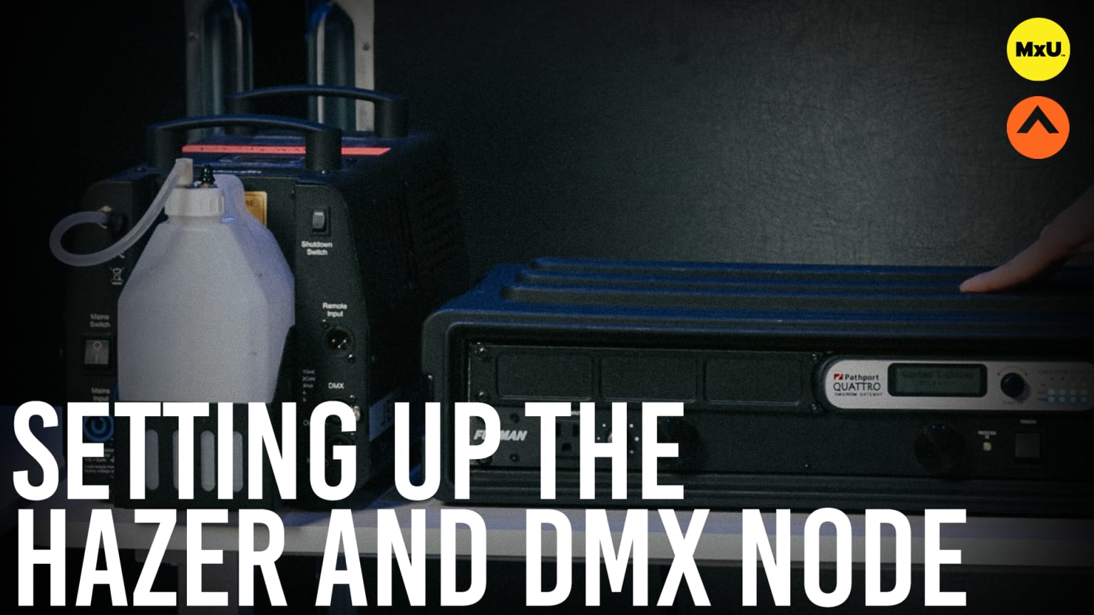 Setting up the Hazer and DMX Node | Elevation Church - MxU